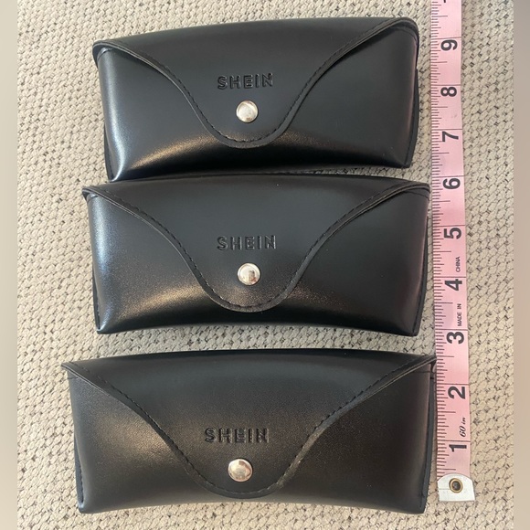 SHEIN | Accessories | 3 Black Eyeglasses Cases | Poshmark